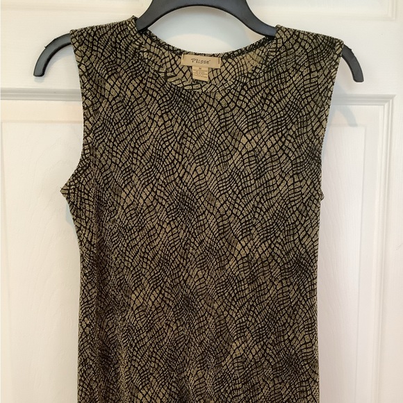 Plisse | Tops | Plisse Snake Skin Tank Top | Poshmark